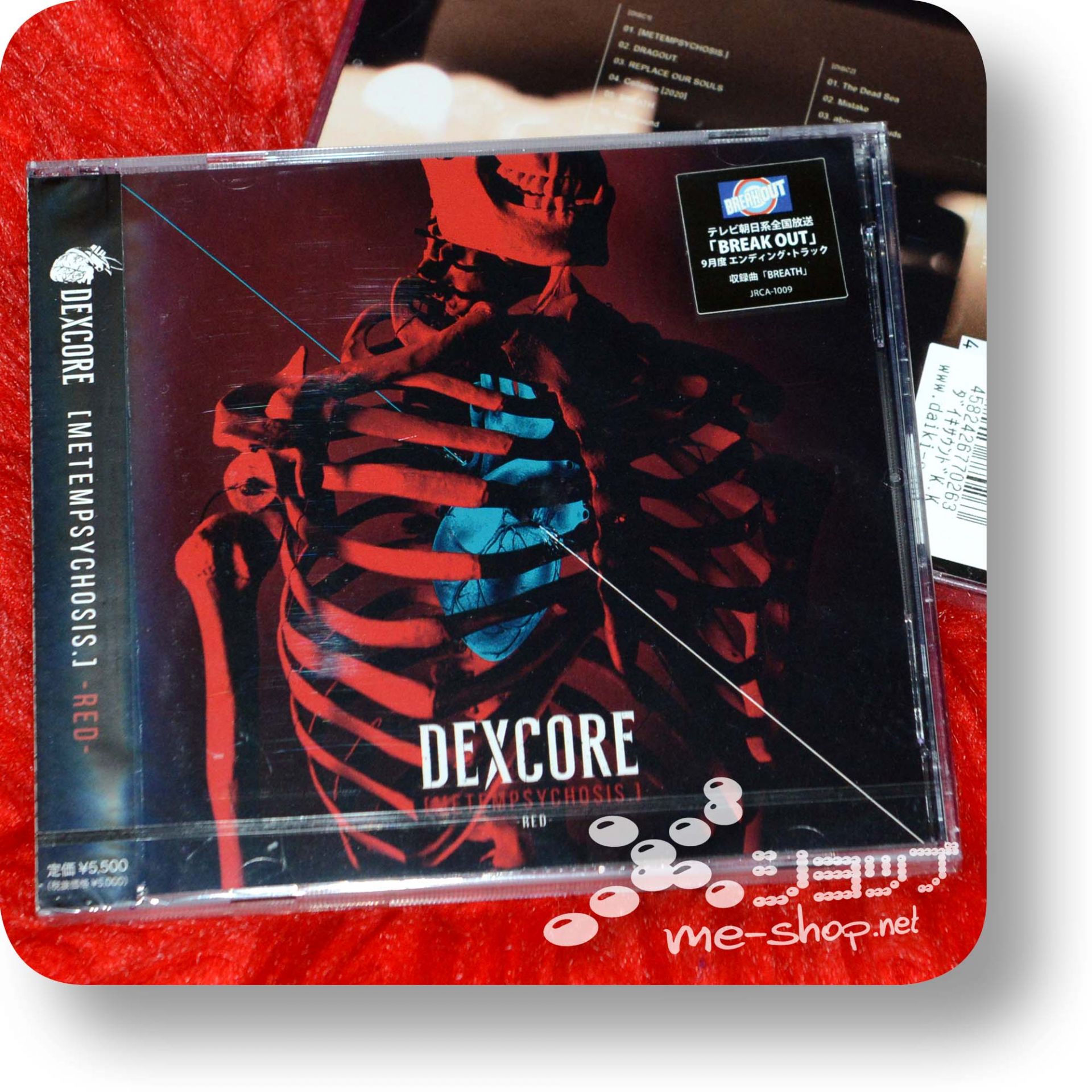 DEXCORE - [METEMPSYCHOSIS.] -RED- (lim.CD+Bonus-CD / Deathgaze) | me-shop