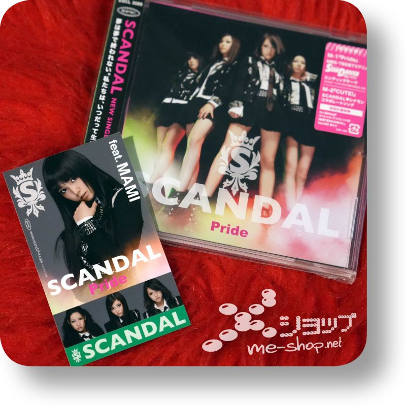 SCANDAL - Pride (1.Press inkl.Anime-Sticker+"VERY SCANDAL"-Extrabooklet ...