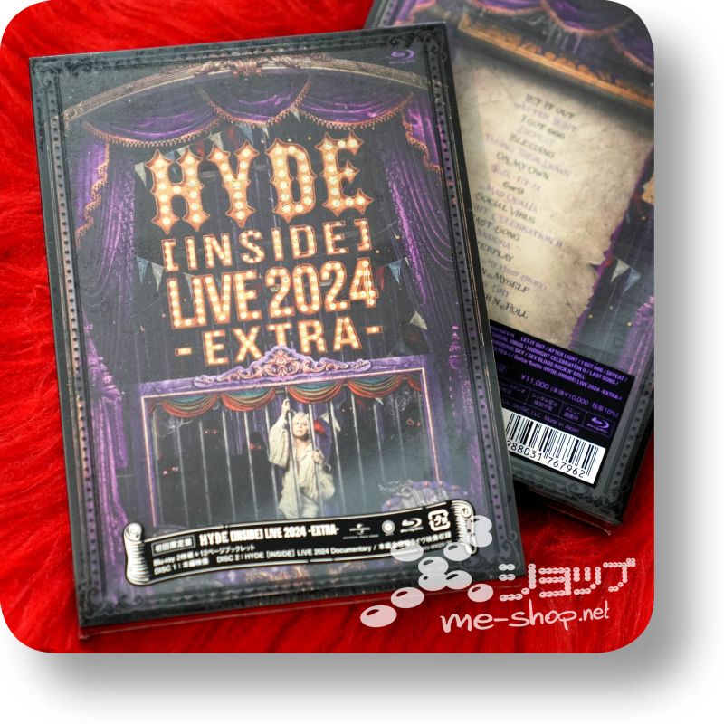HYDE - HYDE LIVE [INSIDE] 2024 -EXTRA- (lim.2Blu-ray+Booklet) +Bonus ...